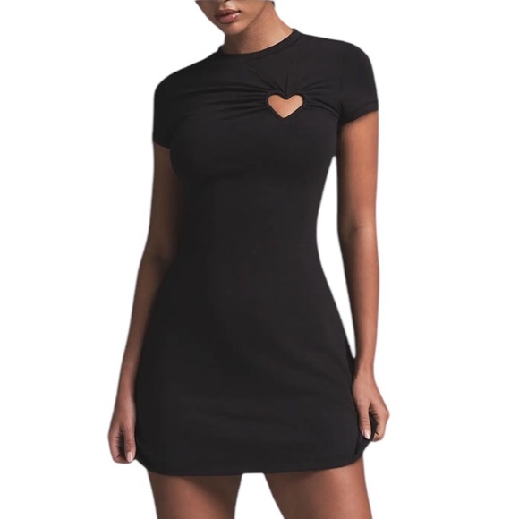 SKIMS | Intimates & Sleepwear | Skims Heart Cotton Blend Jersey Tshirt ...
